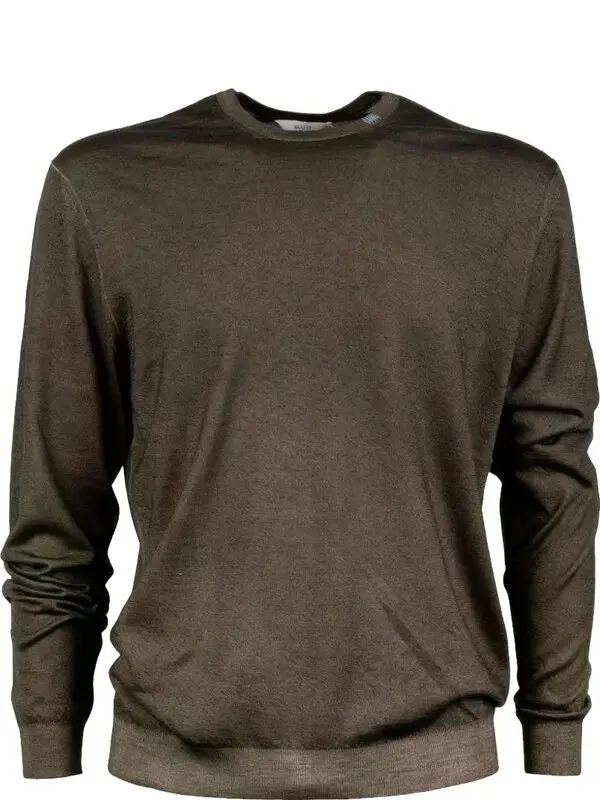 Malo Round-neck Sweater - Brown