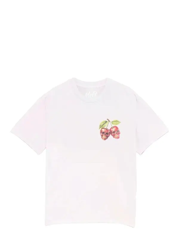 MELT Skull Printed T-shirt - Pink