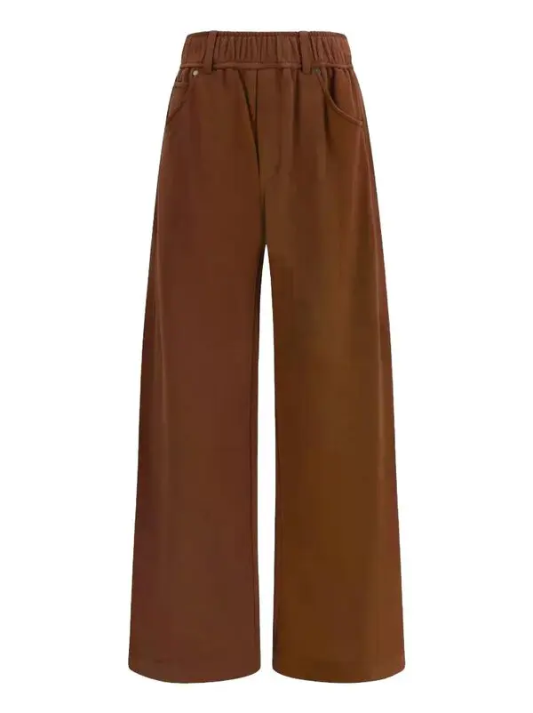 Brunello Cucinelli Elasticated Sweatpants - Brown
