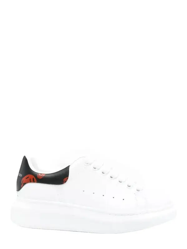 Alexander McQueen Oversized Low-top Skull-details Sneakers - White