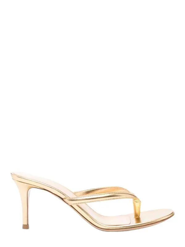 GIANVITO ROSSI Calypso Thong Sandals - Gold