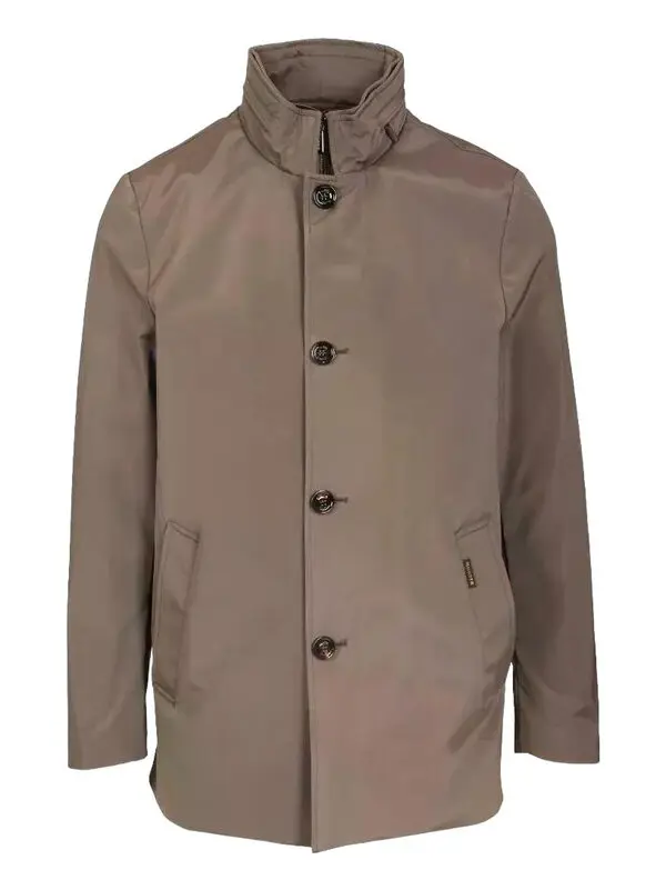 MOORER Borromini Buttoned Stand-collar Jacket - Neutrals