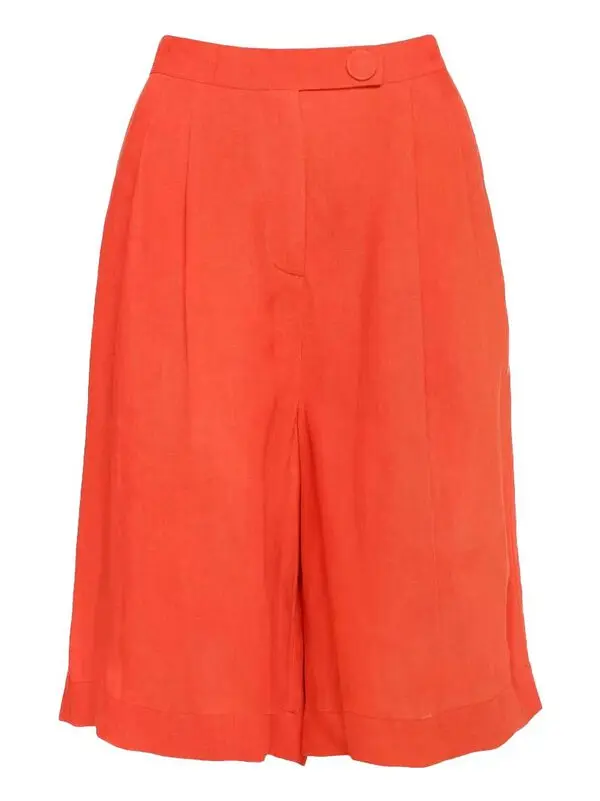 ERES Bermuda Wide-leg Shorts - Orange