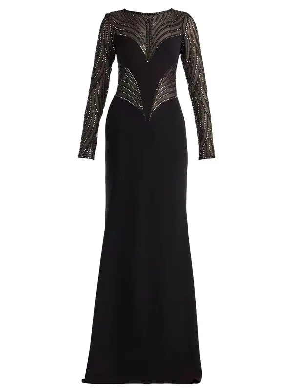 Tadashi Shoji Sequin-embellished Maxi Dress - Black