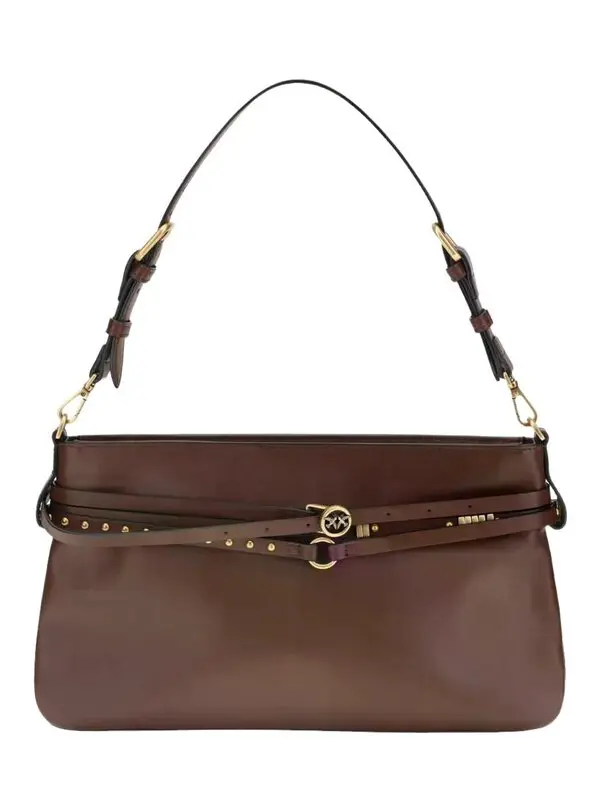 Pinko Mini Belt Shoulder Bag - Brown