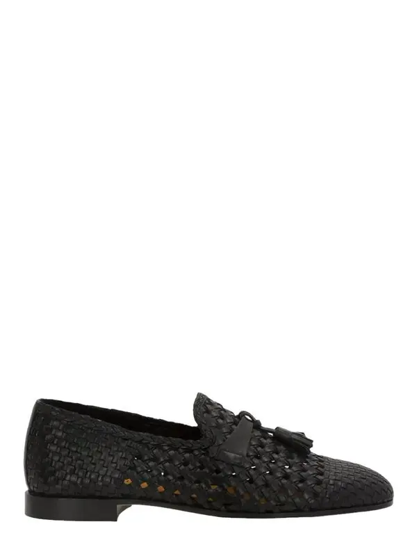 DOUCAL'S Leather Loafers - Black