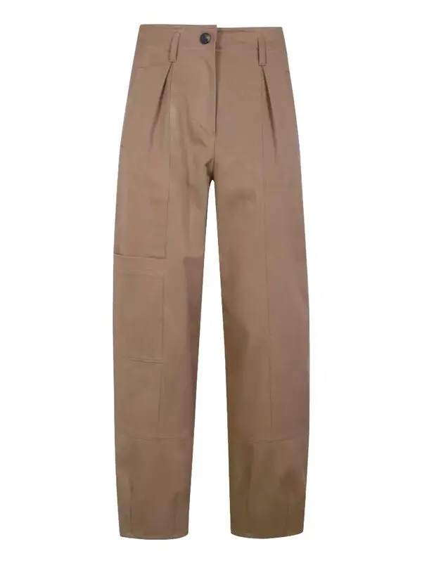 Max Mara Pleat Trousers - Brown