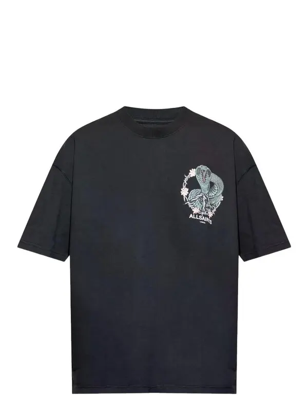 ALLSAINTS Snakebite Graphic T-shirt - Black