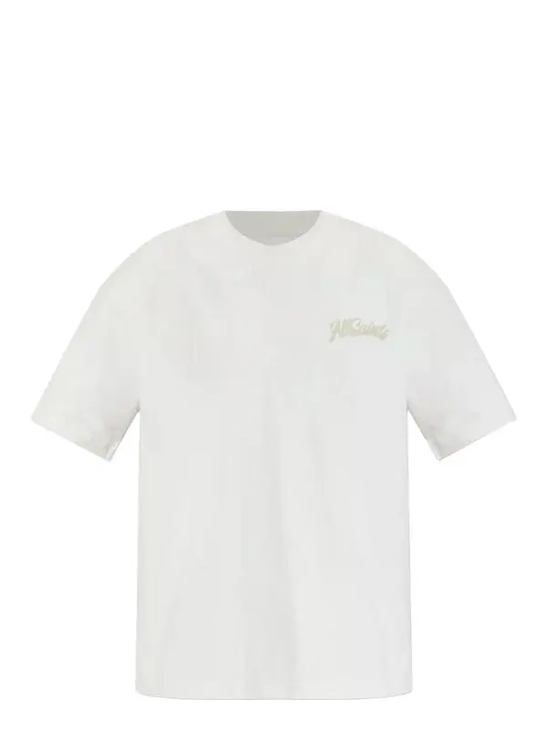 ALLSAINTS Odyssey Printed-logo T-shirt - Neutrals