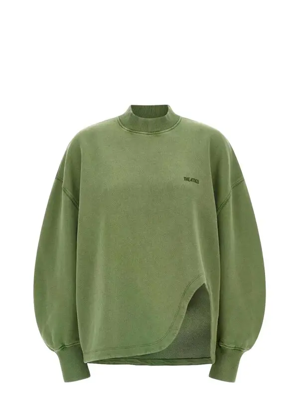 Attico Logo-detail Sweatshirt - Green