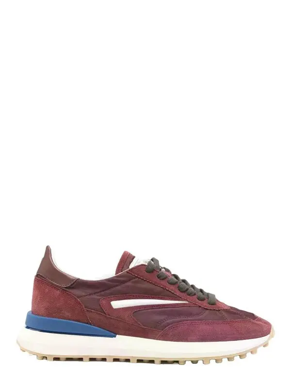 D.a.t.e. Leather Low-top Sneakers - Red