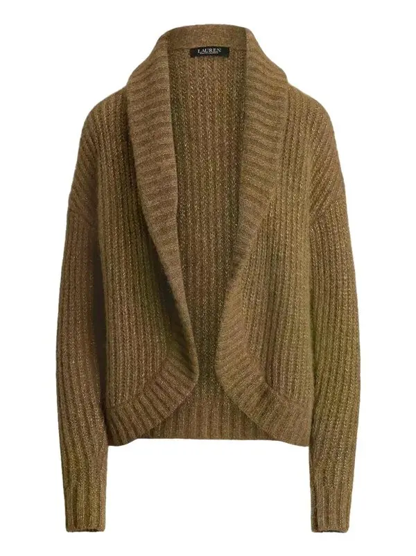Ralph Lauren Knitted Shawl-collar Cardigan - Brown