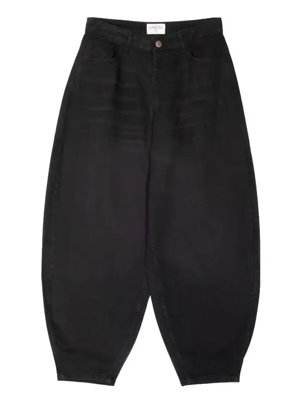 GARCIAS Logo-patch Trousers - Black