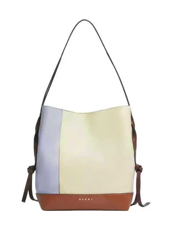 Marni Small Pod 2.0 Leather Tote Bag - Neutrals