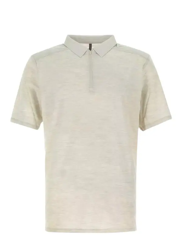 Veilance Heather Polo Shirt - Neutrals