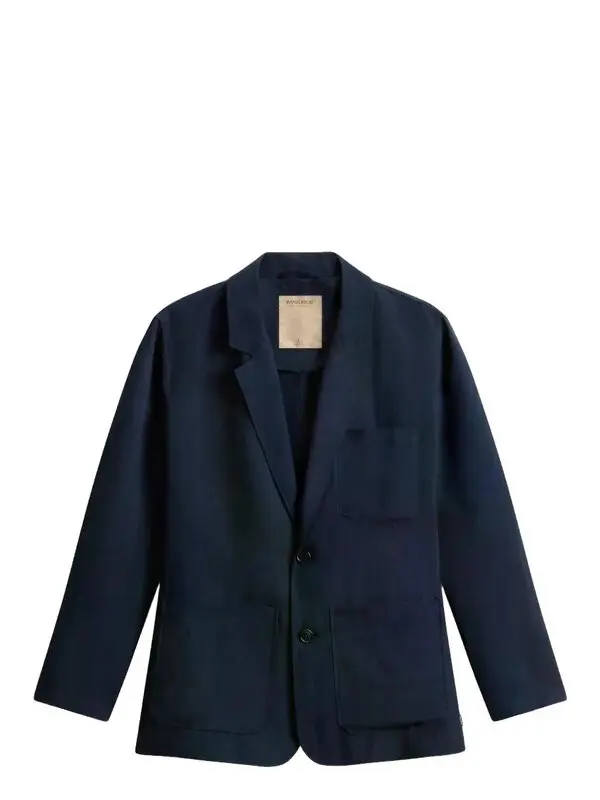 Woolrich Button Patch-pocket Blazer - Blue