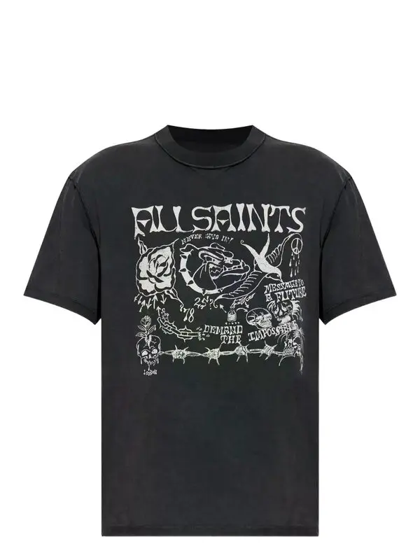 ALLSAINTS Chingford Graphic T-shirt - Black