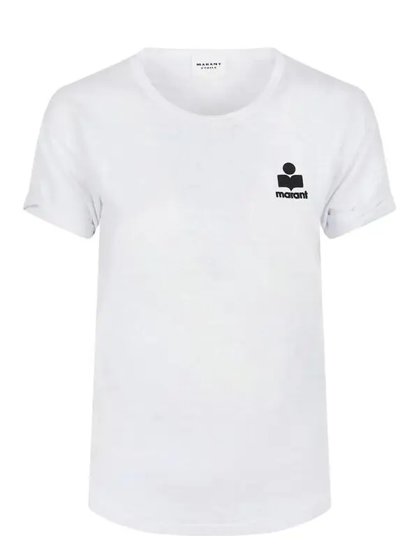 MARANT ETOILE Koldia Logo T-shirt - White