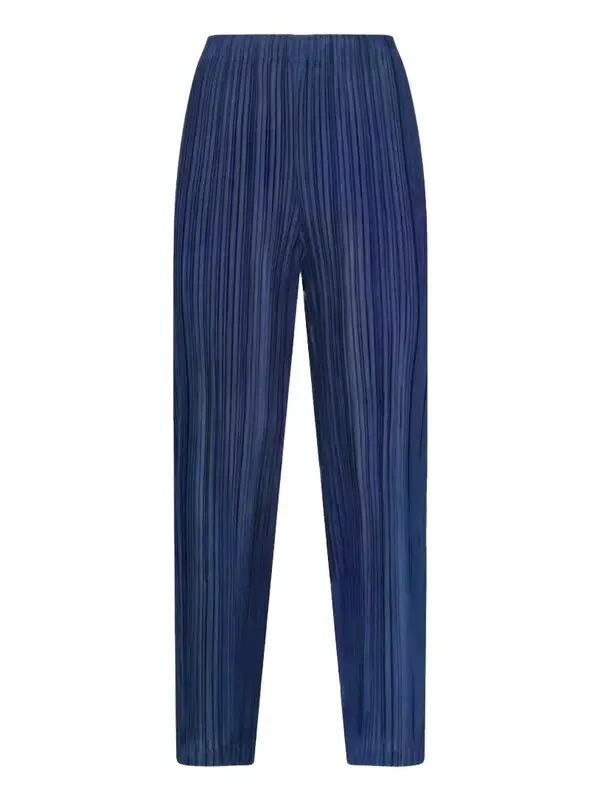 Issey Miyake Pleated Trousers - Blue