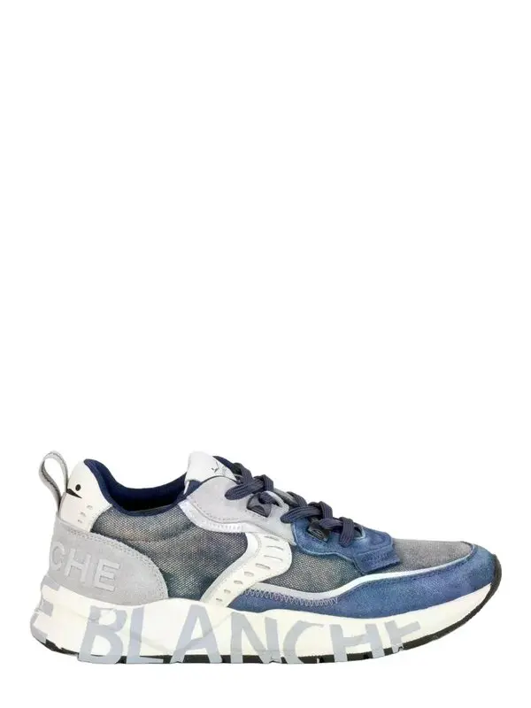 VOILE BLANCHE Lettered Sneakers - Blue