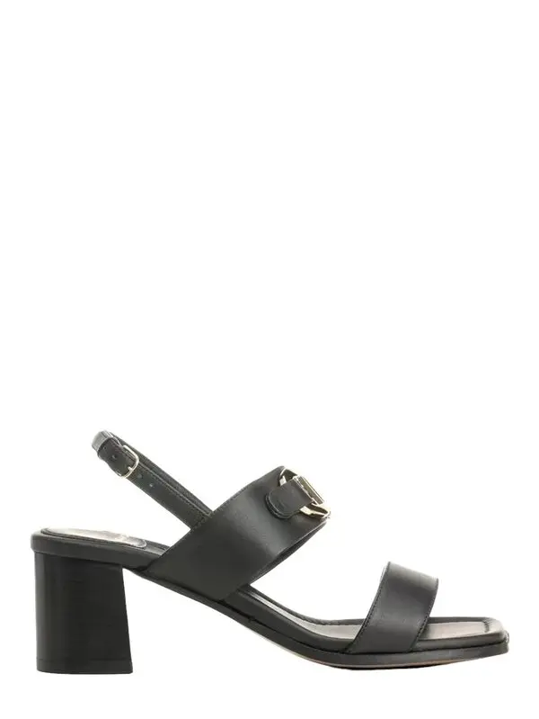 FERRAGAMO Buckled Strap Sandals - Black