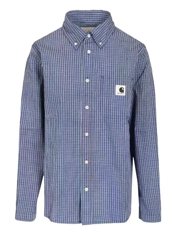 Carhartt Work In Progress Groff Check Shirt - Blue