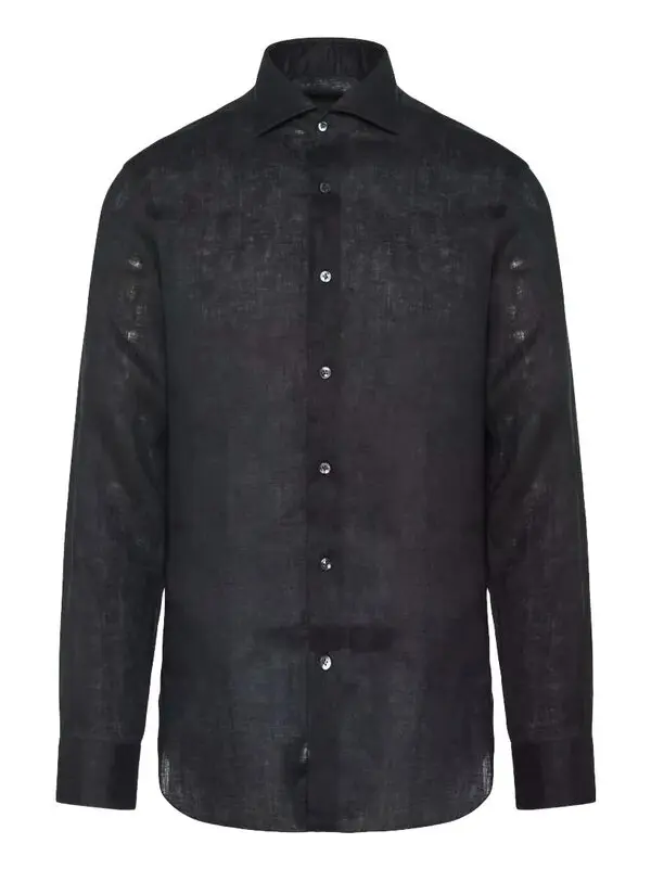 BARBA NAPOLI Buttoned Shirt - Black