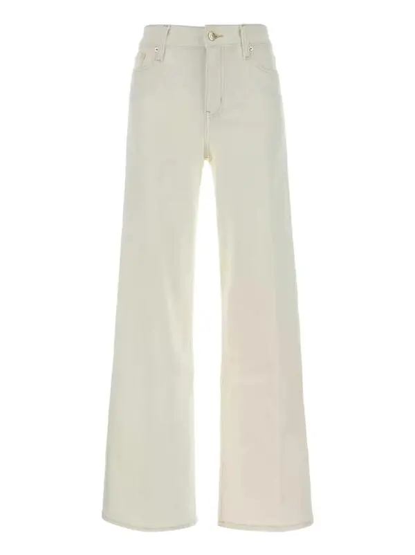 FRAME Le Slim Palazzo Jeans - White
