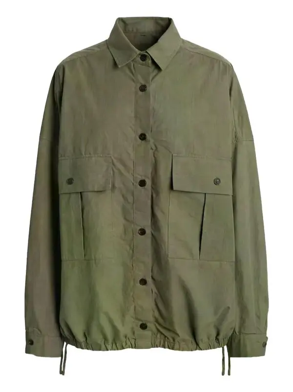 PDR PHISIQUE DU ROLE Button Jacket With Flap-pockets - Green