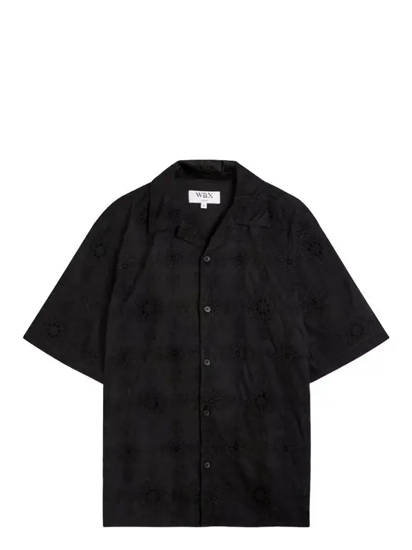 WAX LONDON Embroidered Shirt - Black