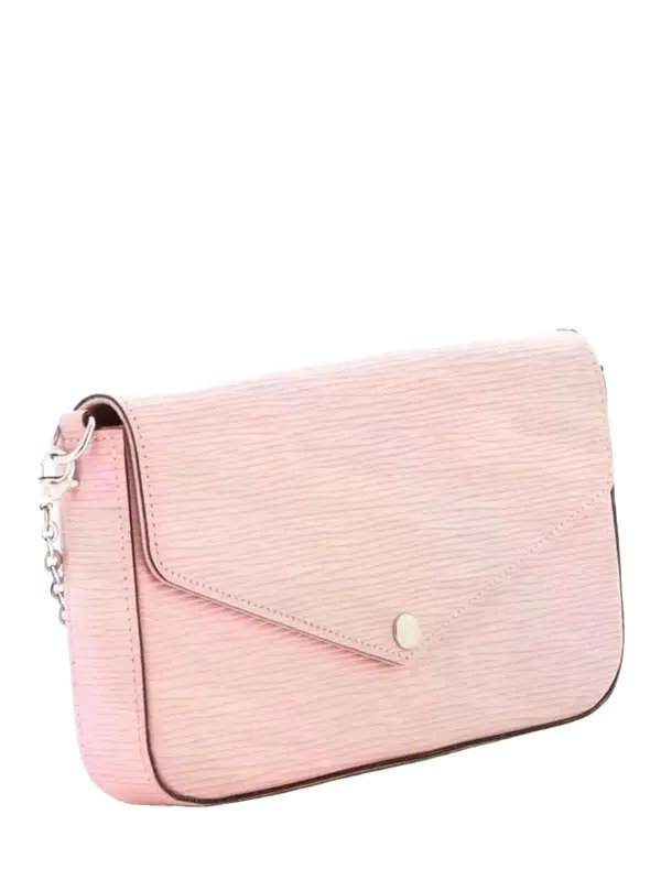 LOUIS VUITTON Felicie Pochette Epi Leather Crossbody Bag - Pink