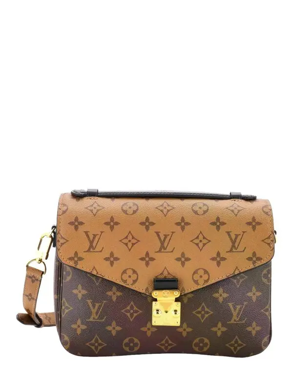 LOUIS VUITTON Pochette Metis Reverse Monogram Canvas - Brown