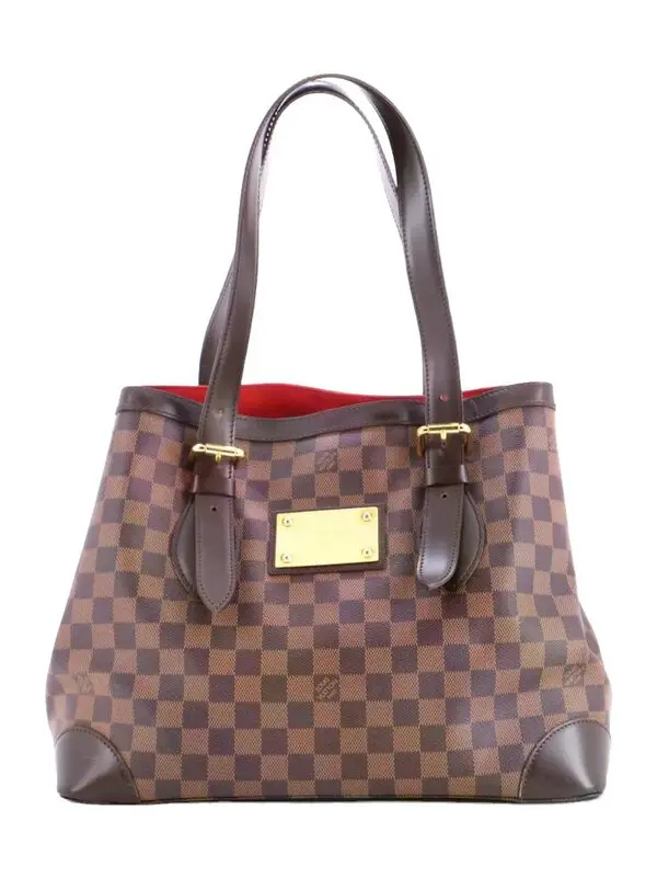 LOUIS VUITTON Hampstead Gm Tote Bag - Brown