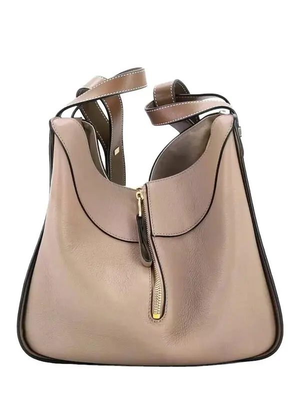 Loewe Hammock Leather Small Shoulder Bag - Neutrals
