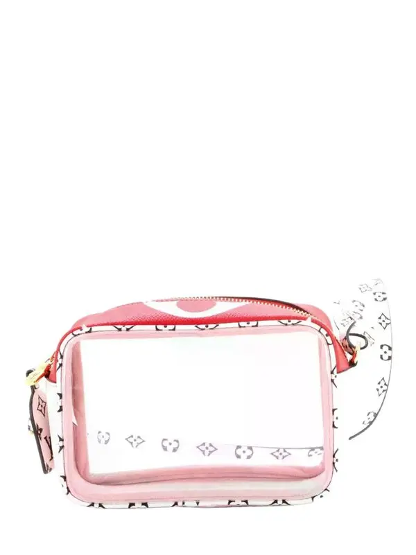 LOUIS VUITTON Beach Pouch Limited Edition Colored Monogram Giant - White