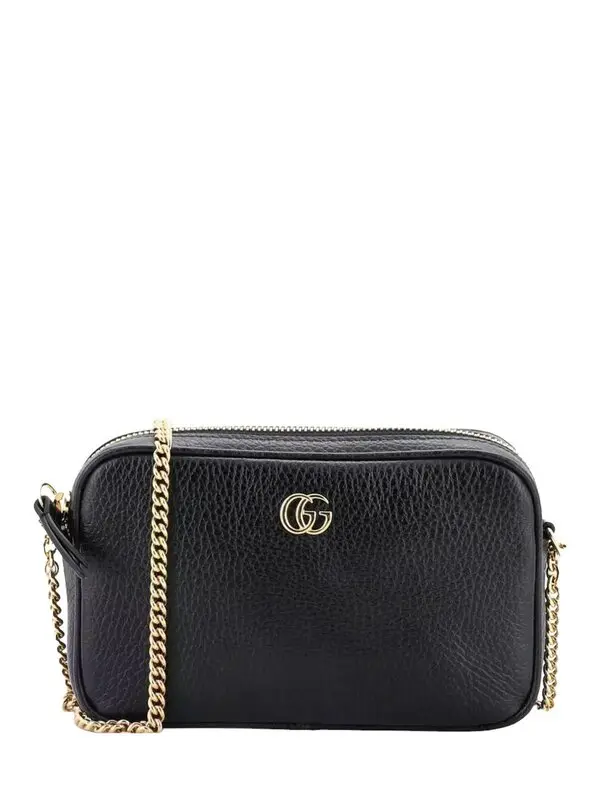 Gucci Gg Marmont Camera Bag Mini - Black