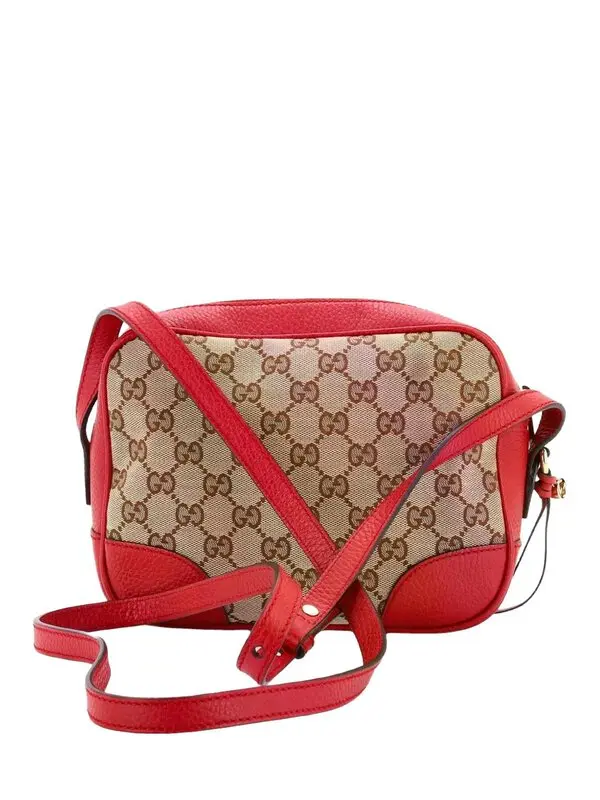 Gucci Bree Disco Gg Canvas Mini Crossbody Bag - Brown