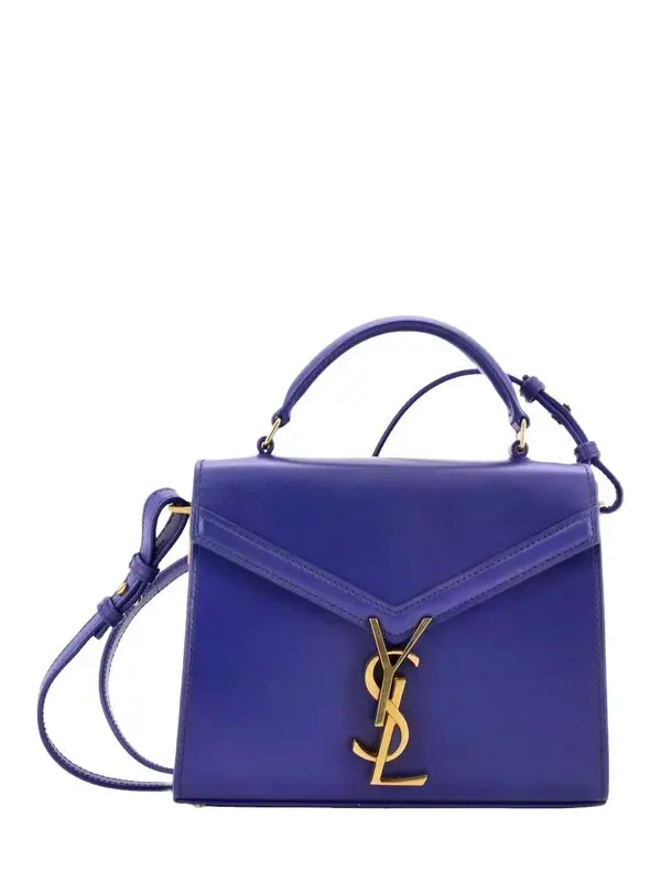 Saint Laurent Cassandra Mini Shoulder Bag - Blue