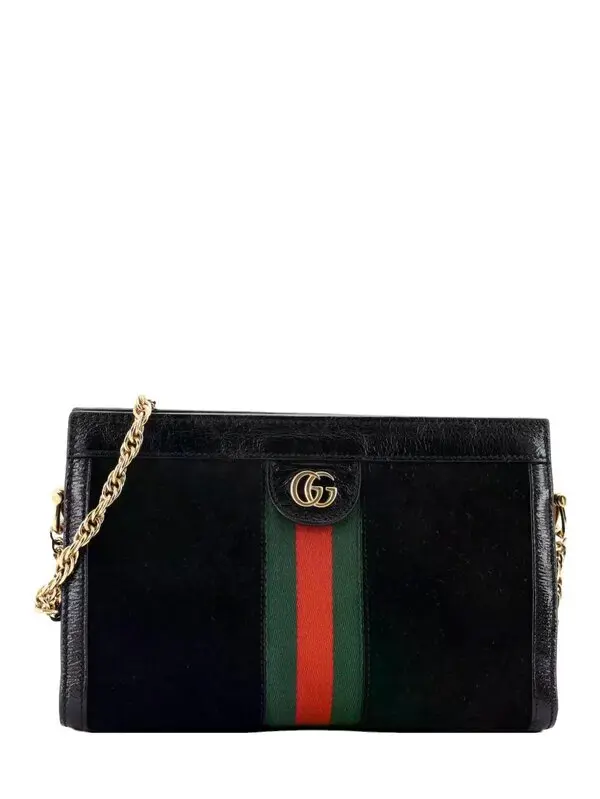 Gucci Ophidia Chain Small Shoulder Bag - Black