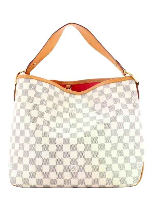 LOUIS VUITTON Delightful Nm Damier Mm Hobo Bag - White