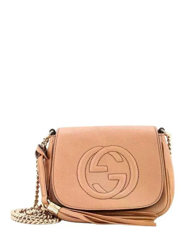 Gucci Soho Chain Small Crossbody Bag - Neutrals