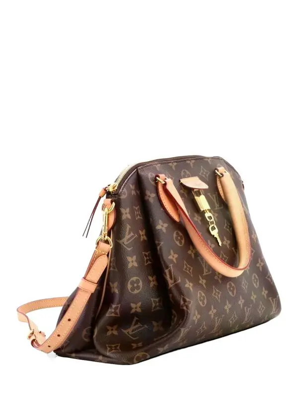 LOUIS VUITTON Rivoli Handbag Monogram Canvas Mm - Brown