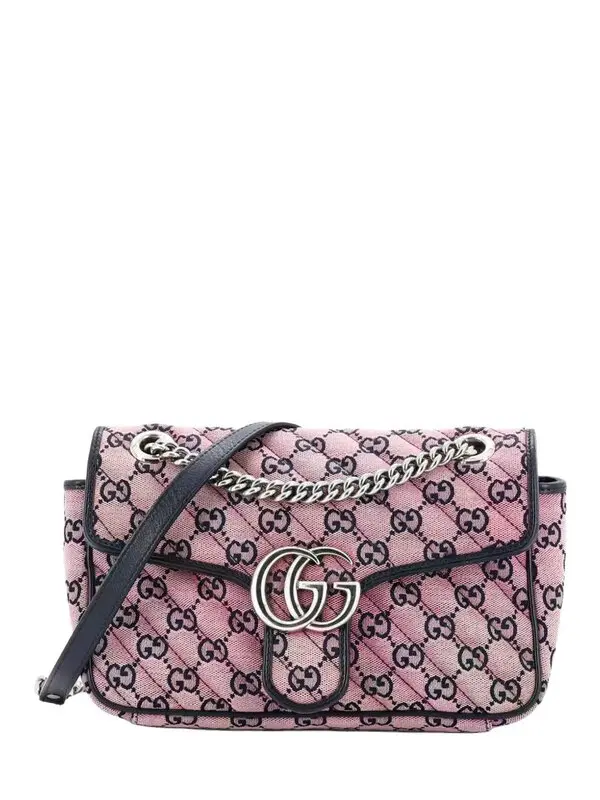 Gucci Gg Marmont Flap Bag - Pink