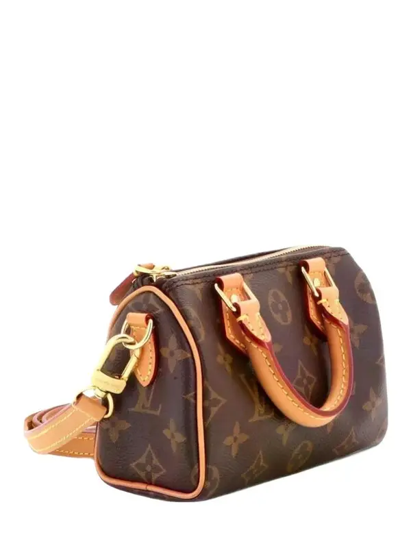 LOUIS VUITTON Speedy Bandouliere Nm Nano - Brown