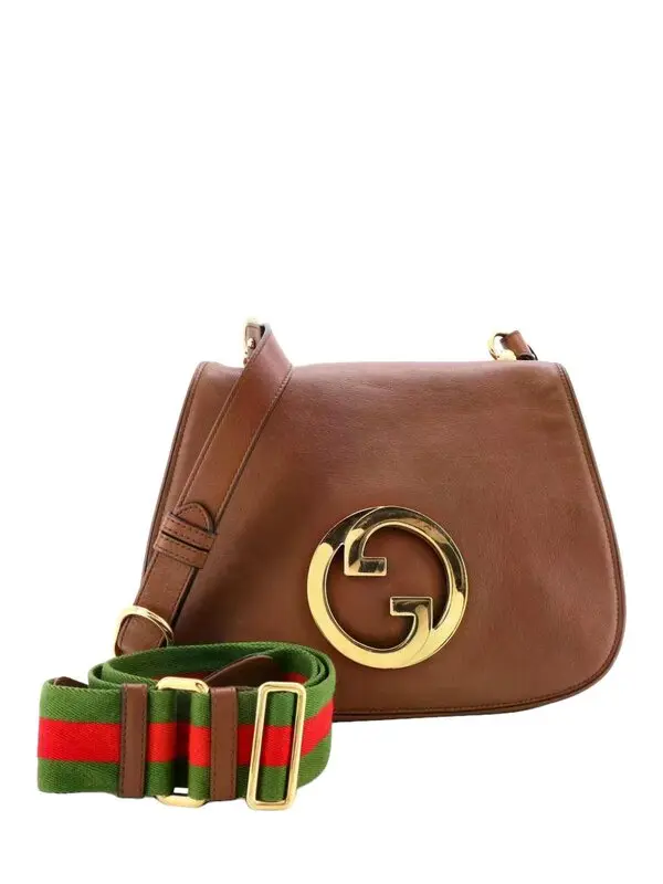 Gucci Blondie Leather Medium Shoulder Bag - Brown