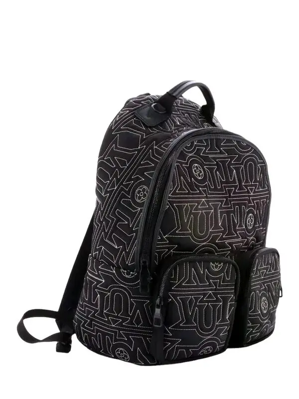 LOUIS VUITTON Multi-pocket Snow Capsule Backpack - Black