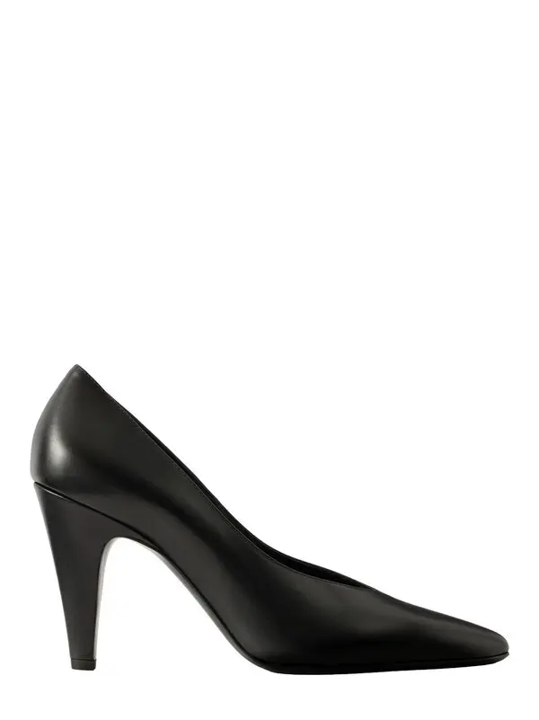 Alaïa 90 Leather Pumps - Black