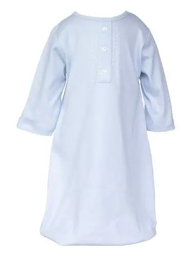 CUCLIE Layette Gown - Light Blue