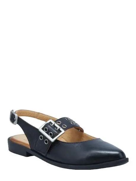 Miz Mooz Slingback Mary Jane - Black