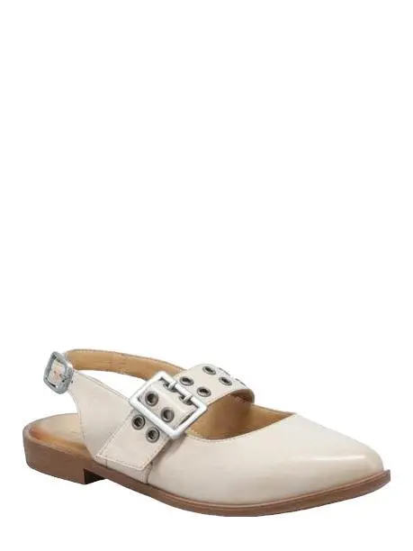 Miz Mooz Slingback Mary Jane - Latte